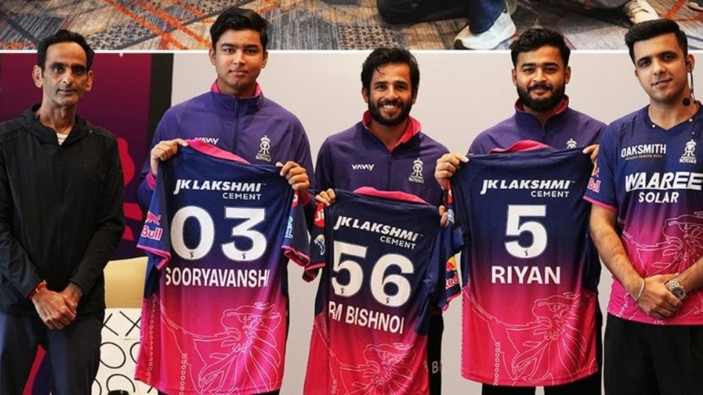 Rajasthan Royals unveil new jersey for IPL 2026